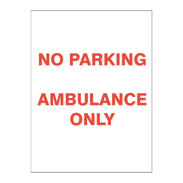 Custom Text Sign Portrait - Australian Safety Signs