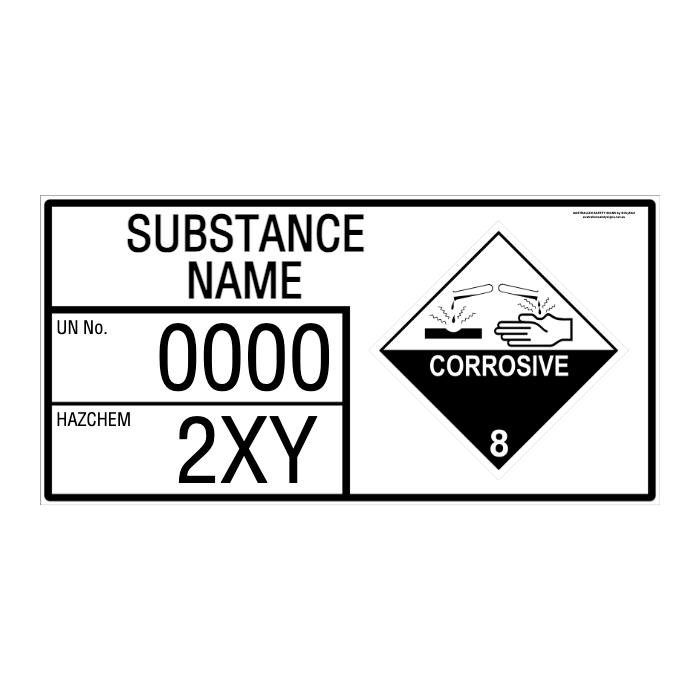 CUSTOM - EMERGENCY INFORMATION PANEL - FOR STORAGE - Australian Safety Signs