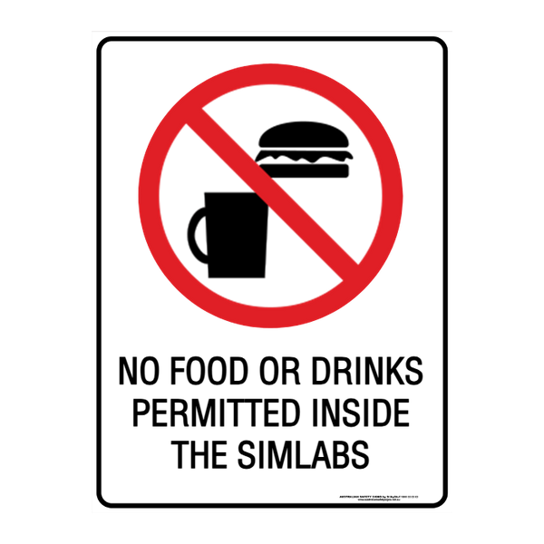 Custom Prohibition Sign - Australian Safety Signs