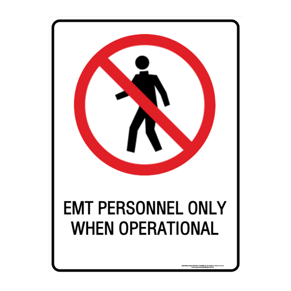 Custom Prohibition Sign - Australian Safety Signs