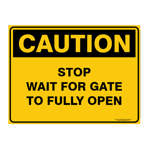 Custom Text Caution Sign - Australian Safety Signs