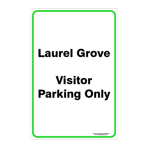 CUSTOM PARKING SIGN - Australian Safety Signs