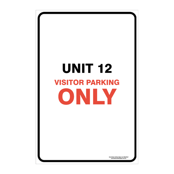 CUSTOM PARKING SIGN - Australian Safety Signs