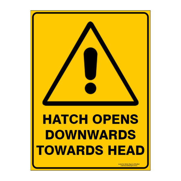 Warning Custom Text Sign - Australian Safety Signs