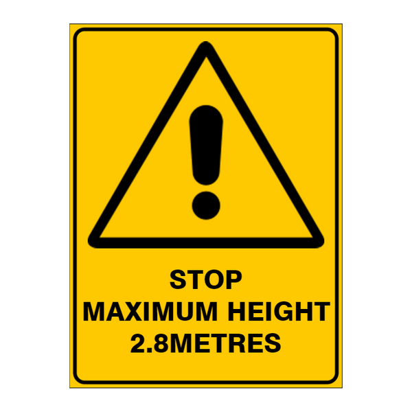 Warning Custom Text Sign - Australian Safety Signs
