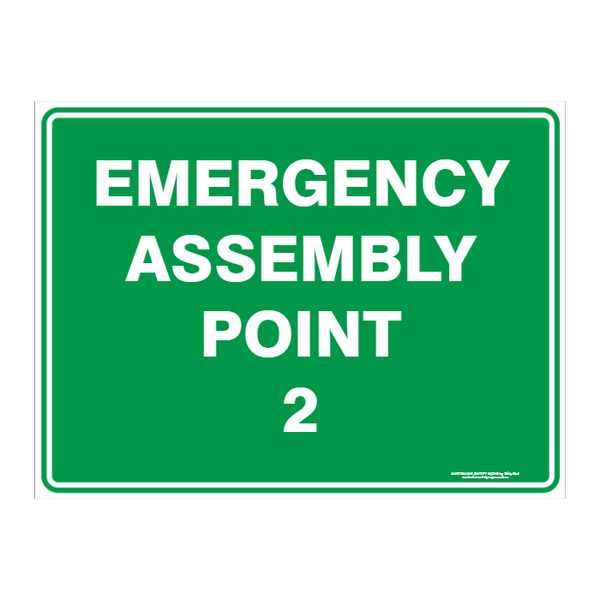Custom Text Emergency Sign - Australian Safety Signs