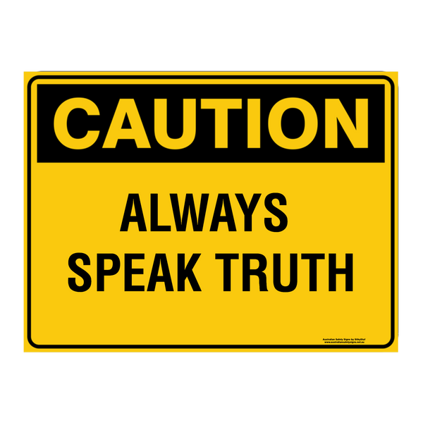 Custom Text Caution Sign - Australian Safety Signs