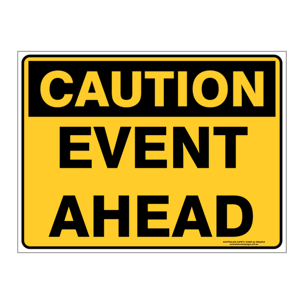 Custom Text Caution Sign - Australian Safety Signs