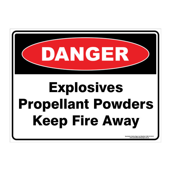 Danger Custom Text Sign - Australian Safety Signs