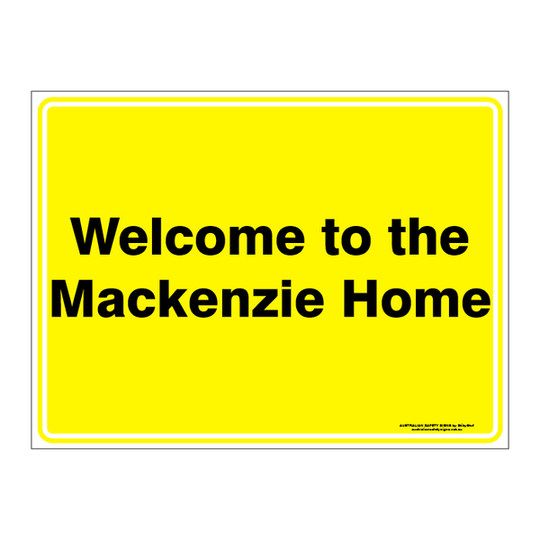 Custom general sign - Australian Safety Signs