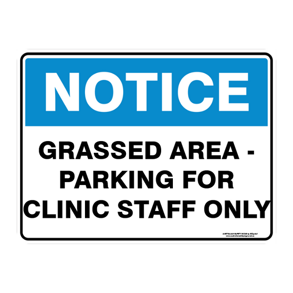 NOTICE CUSTOM TEXT SIGN - Australian Safety Signs