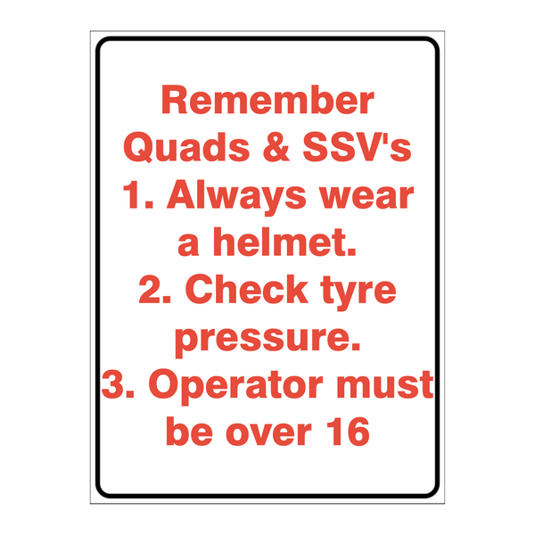 Custom Text Sign Portrait - Australian Safety Signs