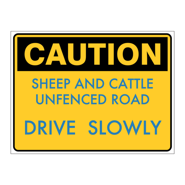 Custom Text Caution Sign - Australian Safety Signs