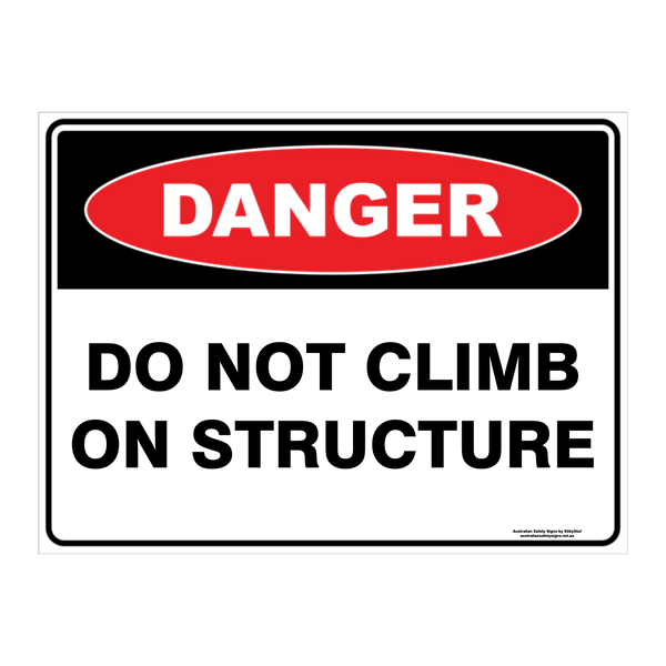 Danger Custom Text Sign - Australian Safety Signs