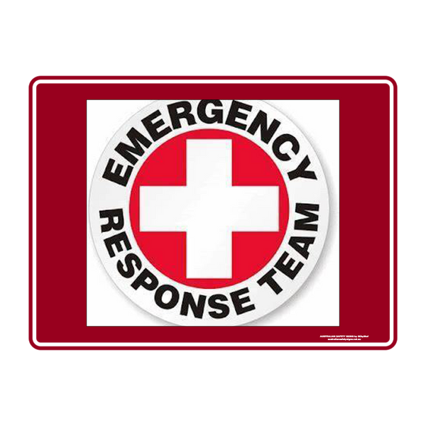 Custom Text Emergency Sign - Australian Safety Signs