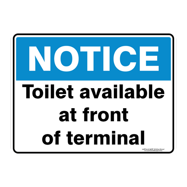 NOTICE CUSTOM TEXT SIGN - Australian Safety Signs