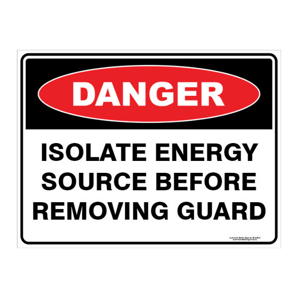 Danger Custom Text Sign - Australian Safety Signs