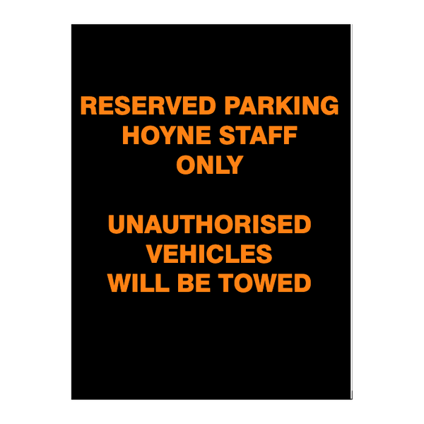 Custom Text Sign Portrait - Australian Safety Signs