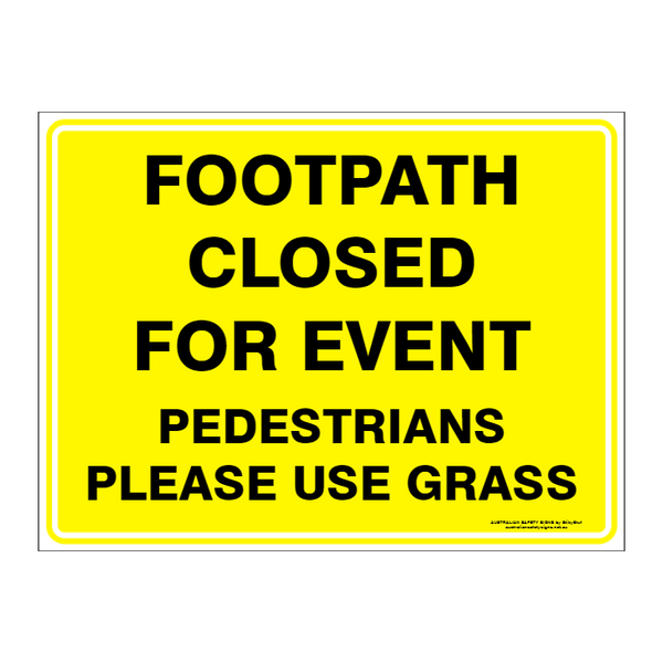 Custom general sign - Australian Safety Signs