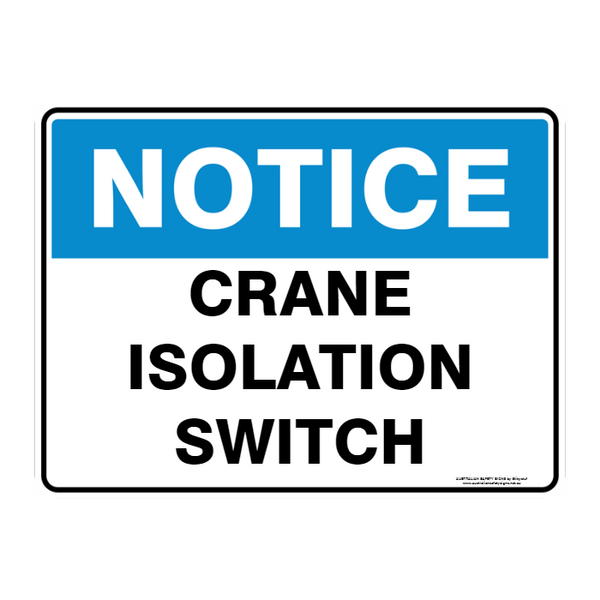 NOTICE CUSTOM TEXT SIGN - Australian Safety Signs