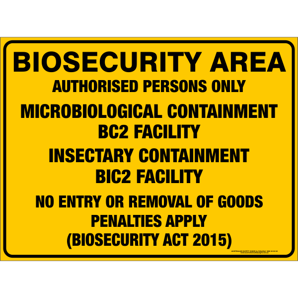 BIOSECURITY AREA - MICROBIOLOGICAL CONTAINMENT BC2 FACILITY / INSECTAR ...
