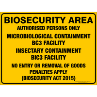 BIOSECURITY AREA - MICROBIOLOGICAL CONTAINMENT BC3 FACILITY / INSECTAR ...