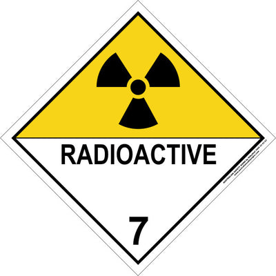 CLASS 7 - RADIOACTIVE - Australian Safety Signs