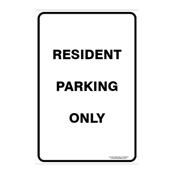 CUSTOM PARKING SIGN - Australian Safety Signs