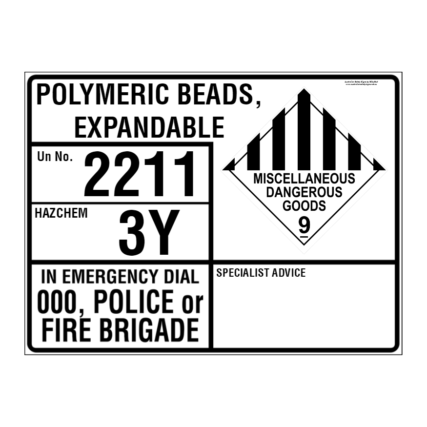 CUSTOM - EMERGENCY INFORMATION PANEL - FOR TRANSPORT - Australian ...