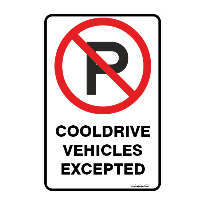 CUSTOM PARKING SIGN - Australian Safety Signs