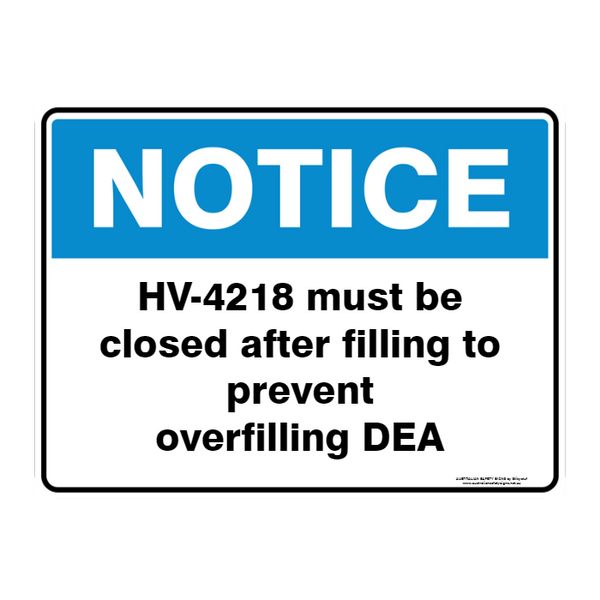 NOTICE CUSTOM TEXT SIGN - Australian Safety Signs