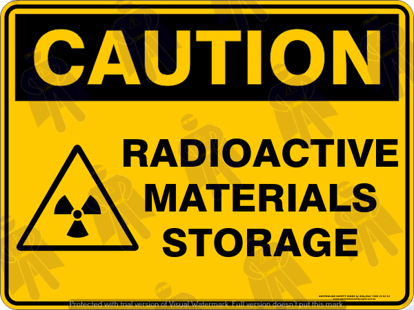 Radioactive Materials Sign