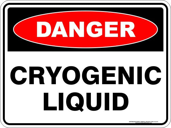 CRYOGENIC LIQUID - Australian Safety Signs