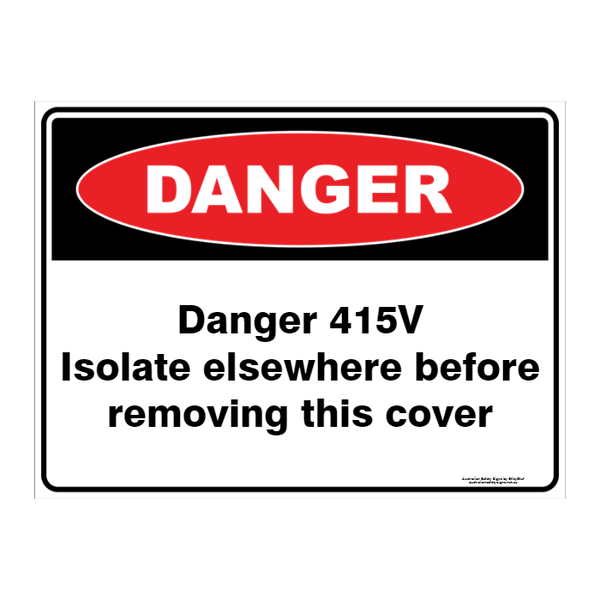 Danger Custom Text Sign - Australian Safety Signs