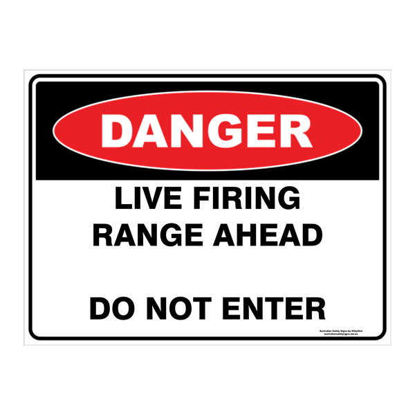 Danger Custom Text Sign - Australian Safety Signs