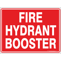 FIRE HYDRANT BOOSTER - Australian Safety Signs