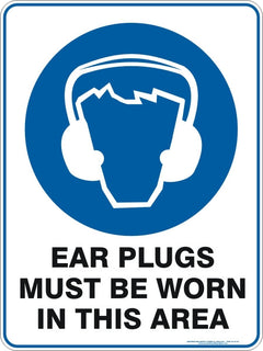 ear plug sign