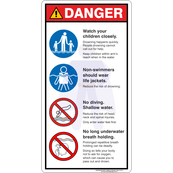POOL ENTRANCE SIGN - Australian Safety Signs