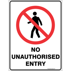 No Entry Allowed Australian Safety Signs