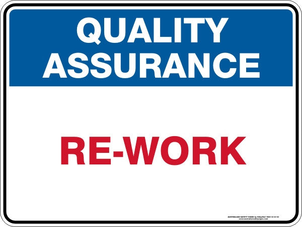 RE-WORK - Australian Safety Signs