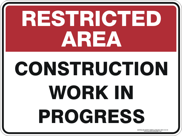Restricted Area Signs - Australian Safety Signs