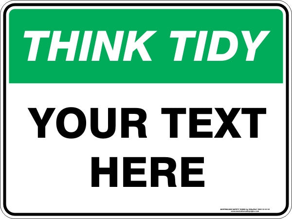 Housekeeping Signs - Australian Safety Signs