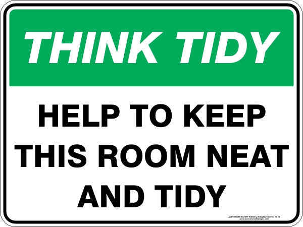 Housekeeping Signs - Australian Safety Signs