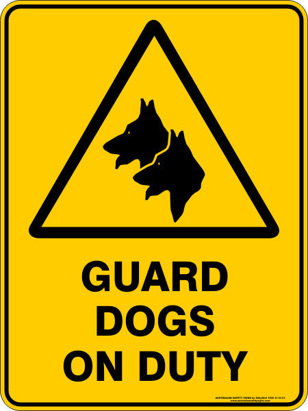warning dogs