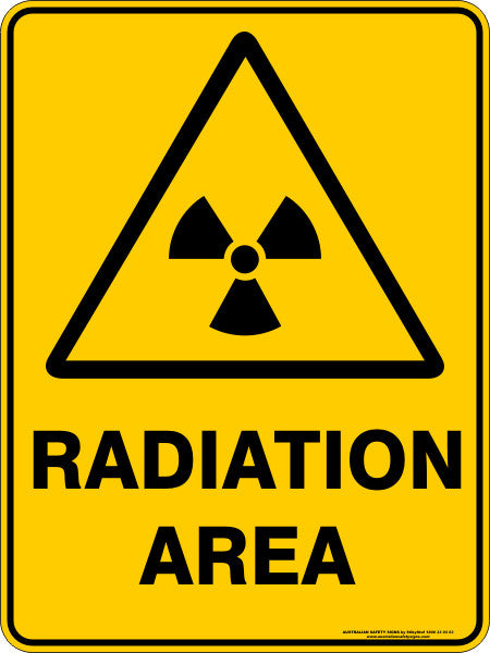 Printable Radiation Area Sign